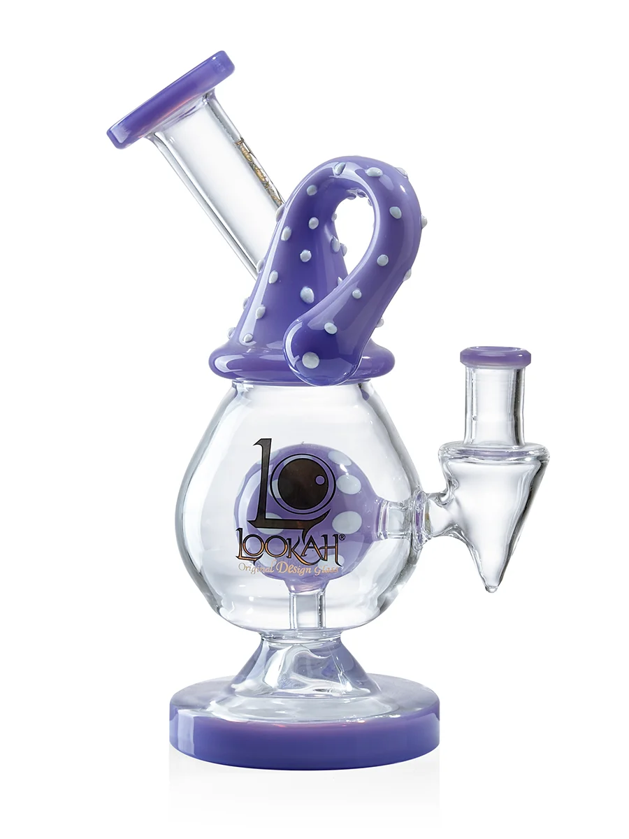 Lookah bong 9" Mini Cute Mushroom Cap Dab Rig | LOOKAH