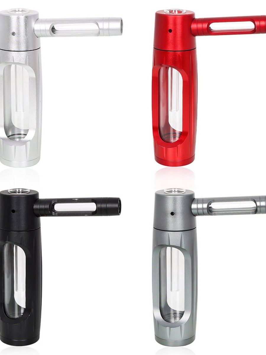 Metal And Glass Bubbler Pipe | LOOKAH
