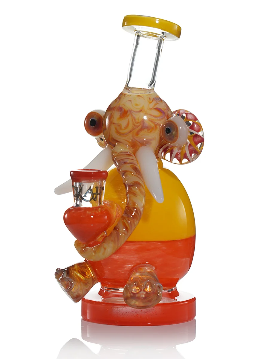 Lookah Bong 9" Mini Multicolored Elephant Dab Rig | LOOKAH