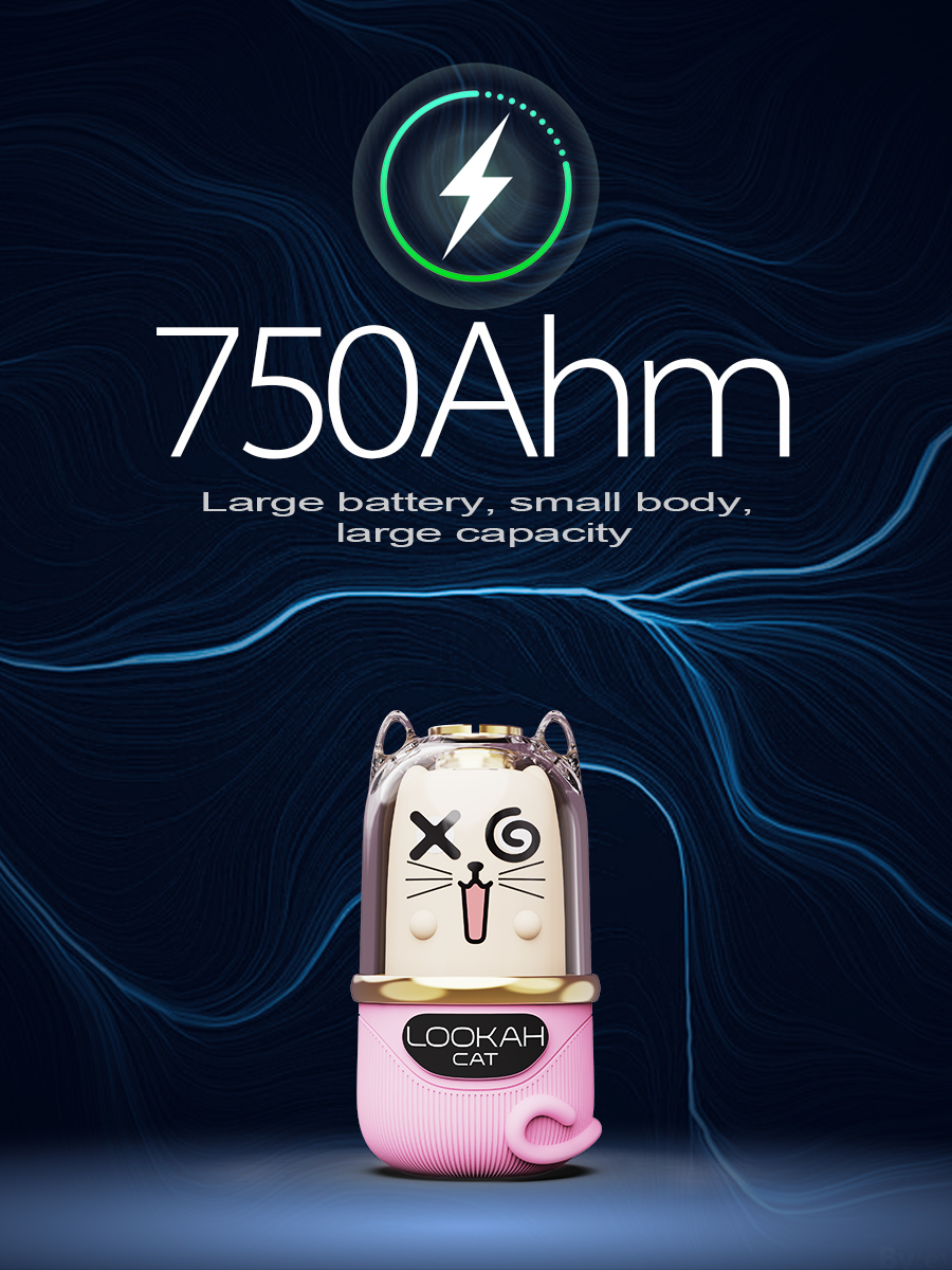 LOOKAH Cat | 750 mAh Discreet 510 Vape Battery