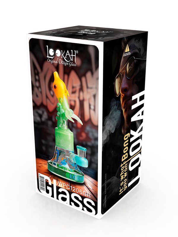 9" Ground Glass Dab Rig | LOOKAH