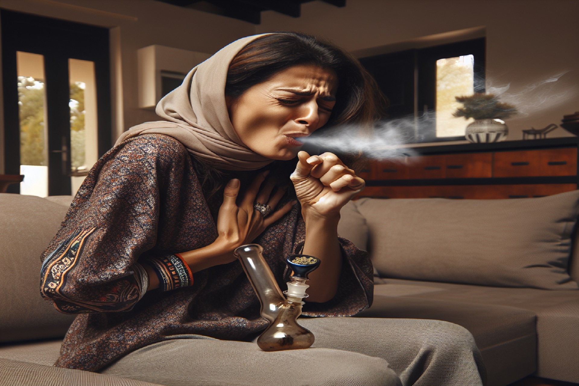 How to not cough when smoking a bong | Lookah