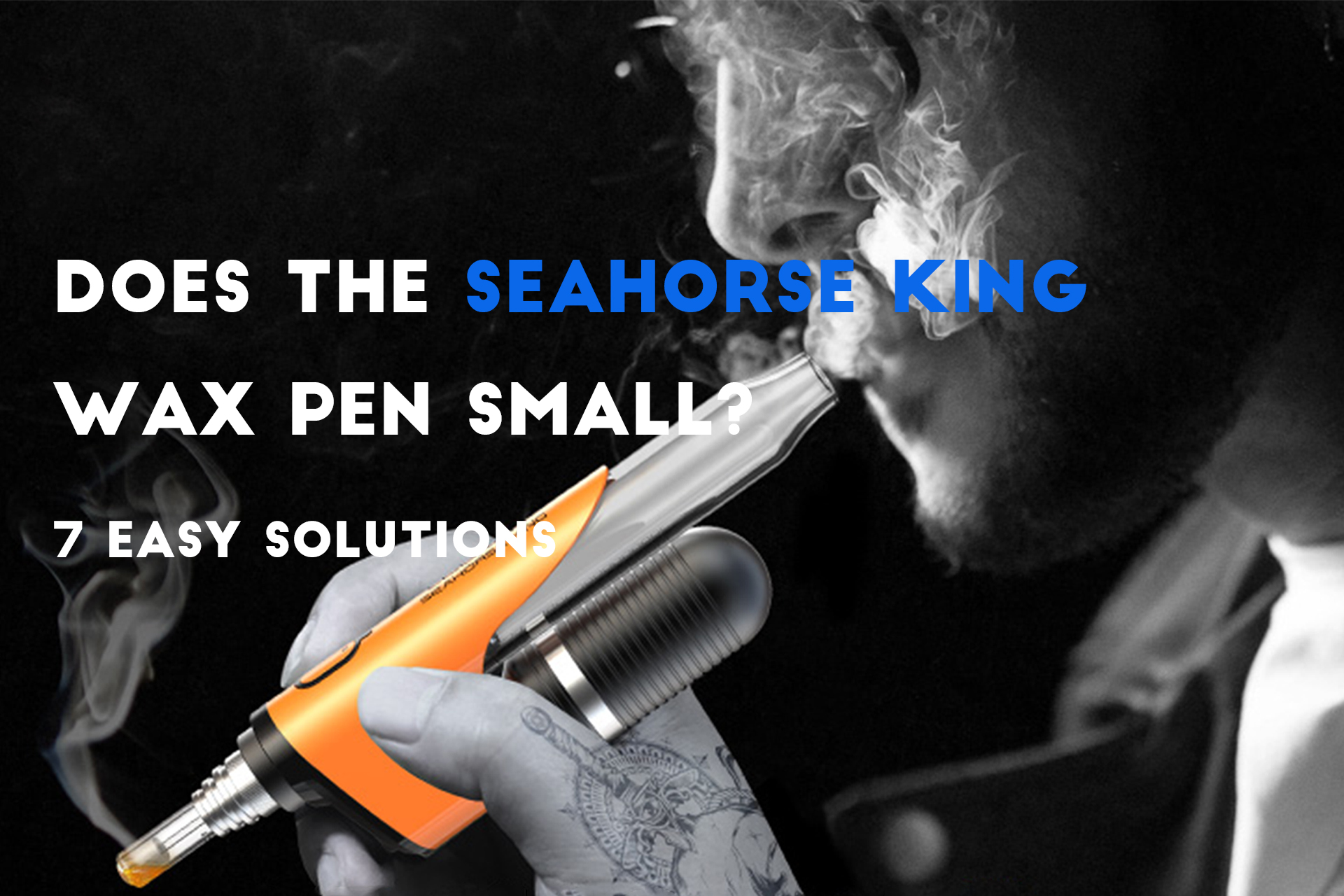 Does the Seahorse King Wax Pen Smell | Lookah