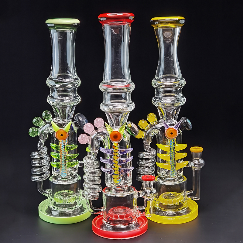 Lookah Bong 17" Skeleton Recycler Glass Water Pipe | LOOKAH