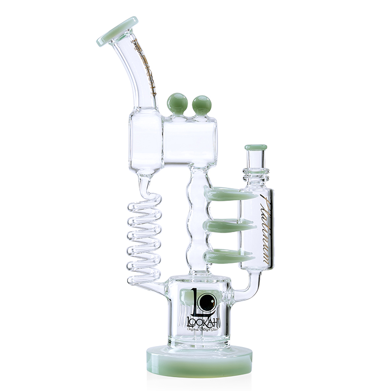 Recycler Glass Spiderman Shank Bong For Sale | LOOKAH