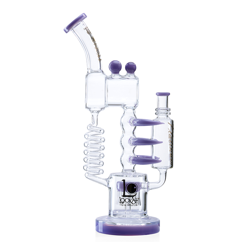 Recycler Glass Spiderman Shank Bong For Sale | LOOKAH