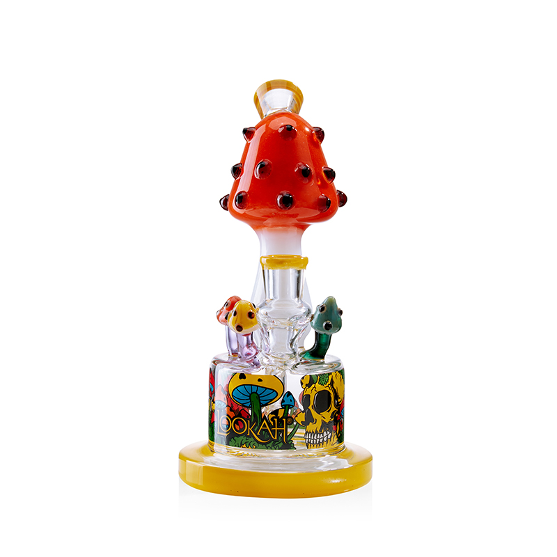 10" Mini Cute Mushroom Dab Rig | LOOKAH