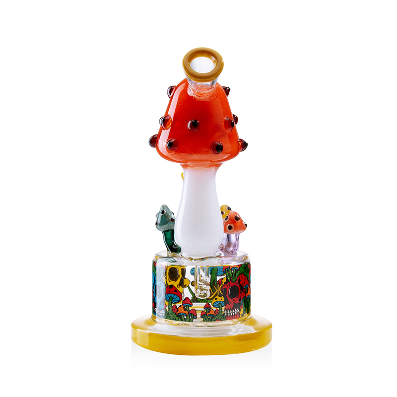 10" Mini Cute Mushroom Dab Rig | LOOKAH