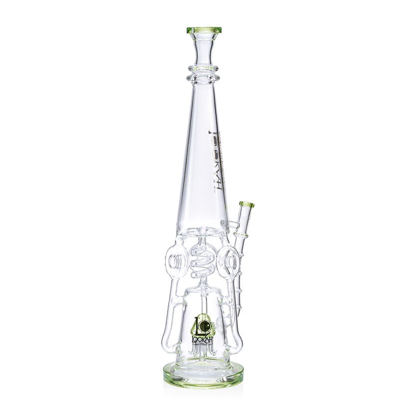 Recycler Glass Double Chamber Bong | LOOKAH