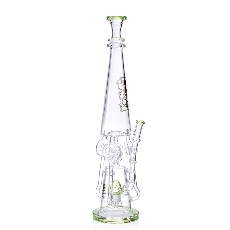 Recycler Glass Double Chamber Bong | LOOKAH