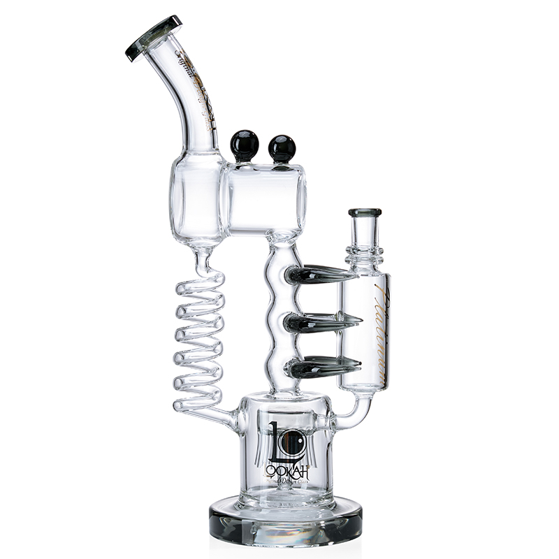 Recycler Glass Spiderman Shank Bong For Sale | LOOKAH