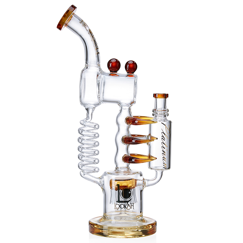 Recycler Glass Spiderman Shank Bong For Sale | LOOKAH
