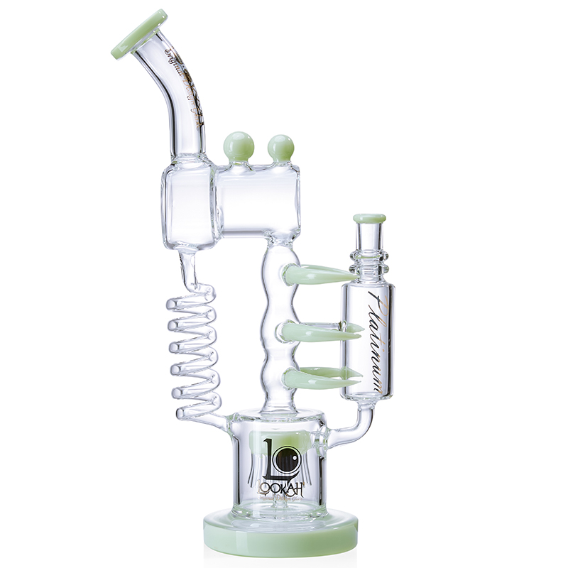 Recycler Glass Spiderman Shank Bong For Sale | LOOKAH