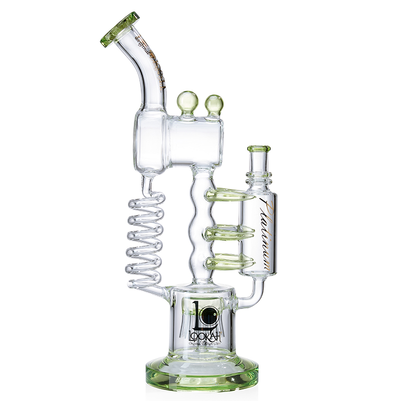 Recycler Glass Spiderman Shank Bong For Sale | LOOKAH