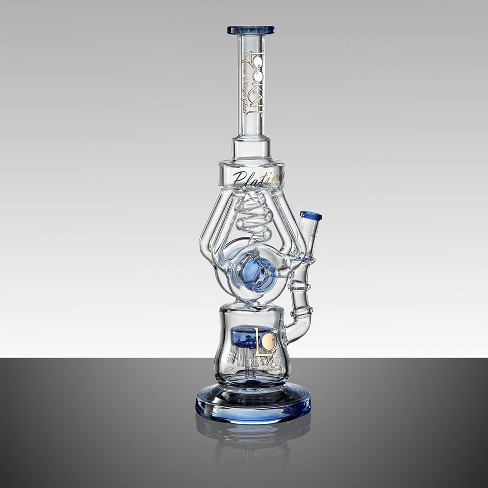 Tree Percolator Glass Recycler Bong | LOOKAH