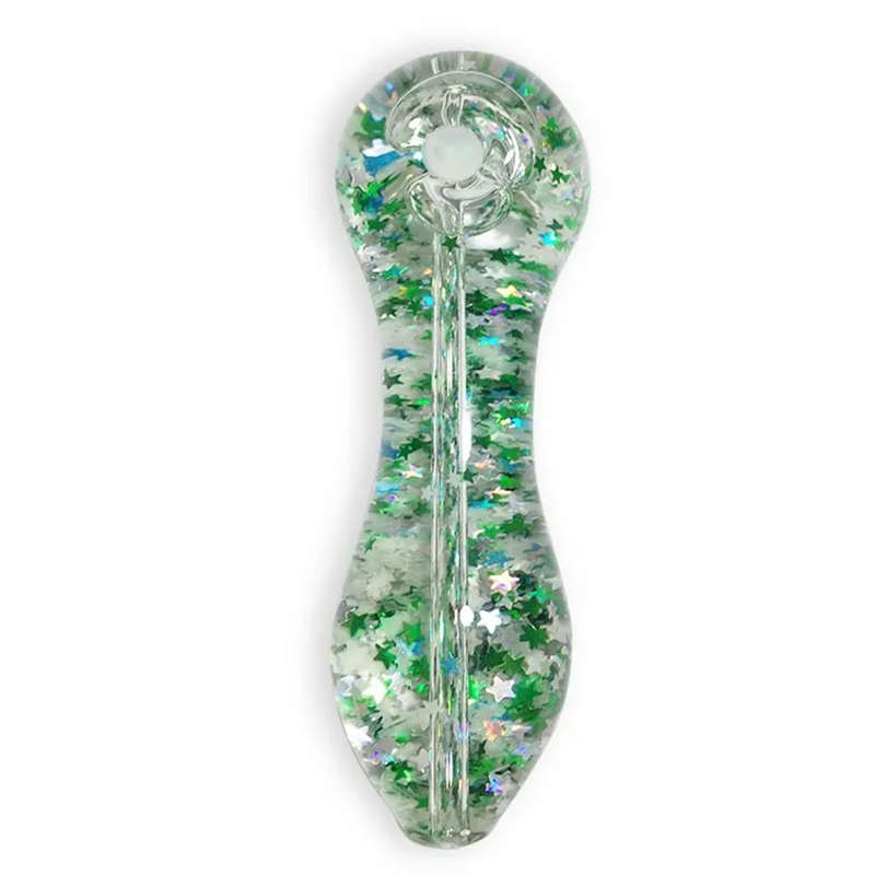 Crystal Glitter Glass Pipe For Sale