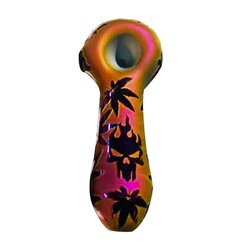 Electroplated Creative Glass Pipe Model C