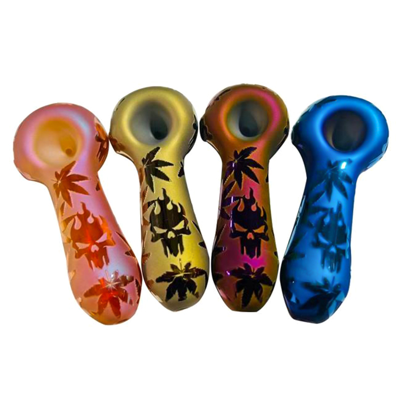 Electroplated Creative Glass Pipe Model C