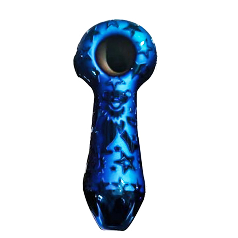 Electroplated Creative Glass Pipe Model D