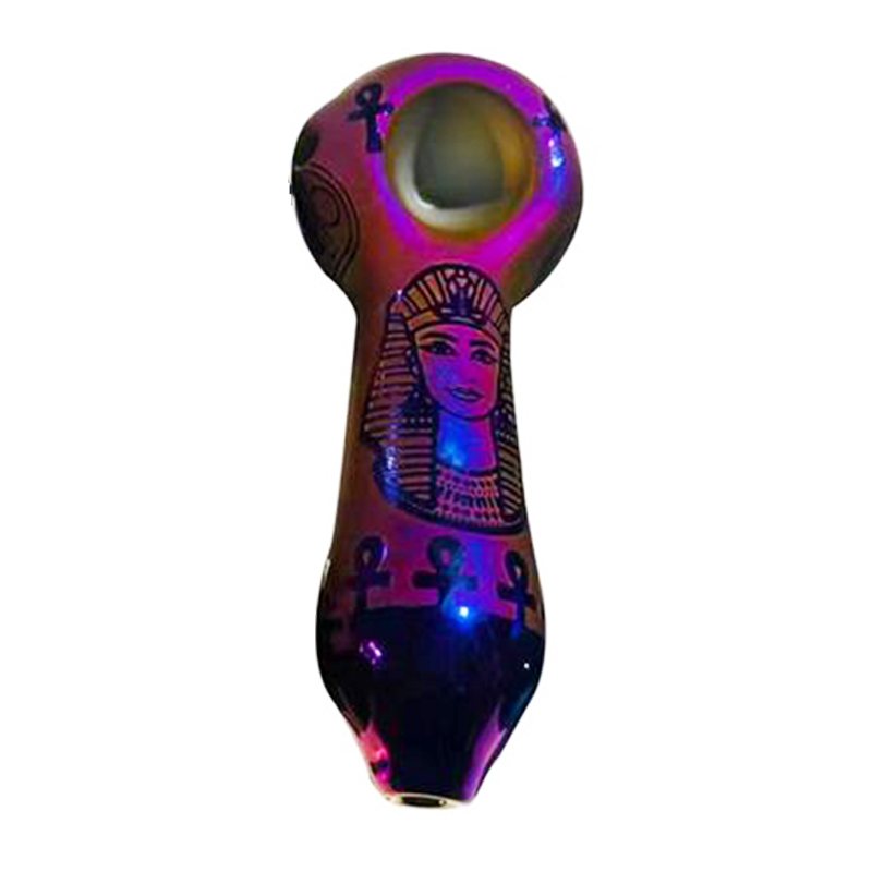 Electroplated Creative Glass Pipe Model E For Sale