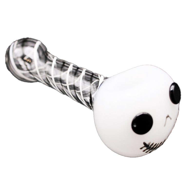 Halloween Skull Glass Pipe