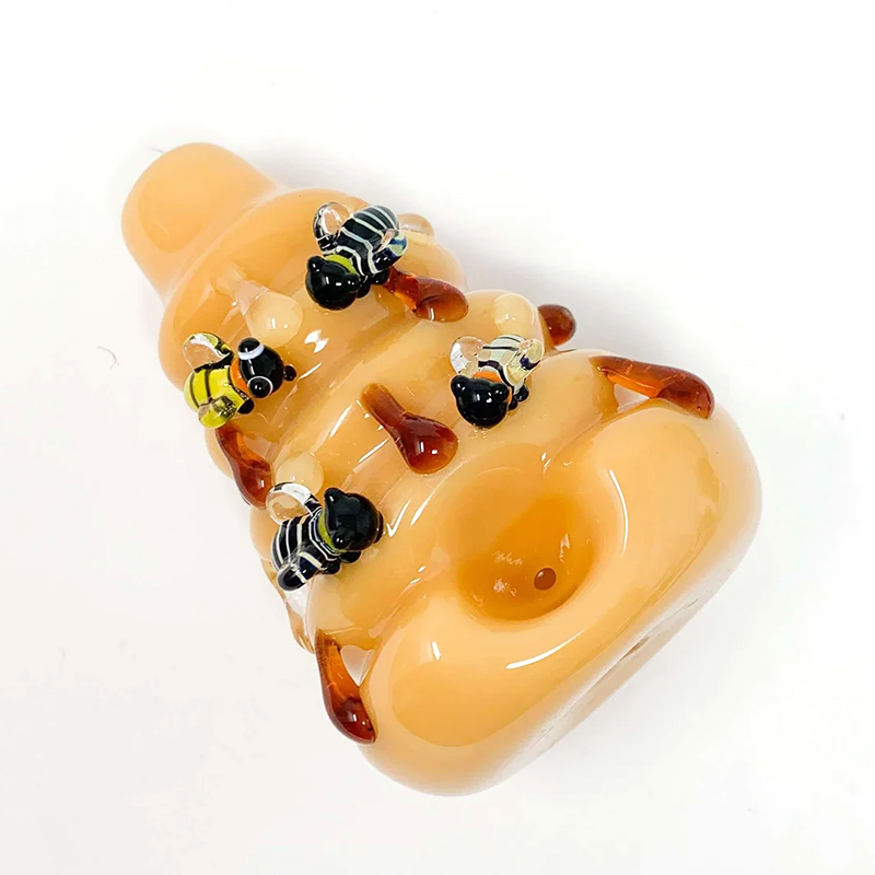 Bee Hive Glass PipeFor Sale