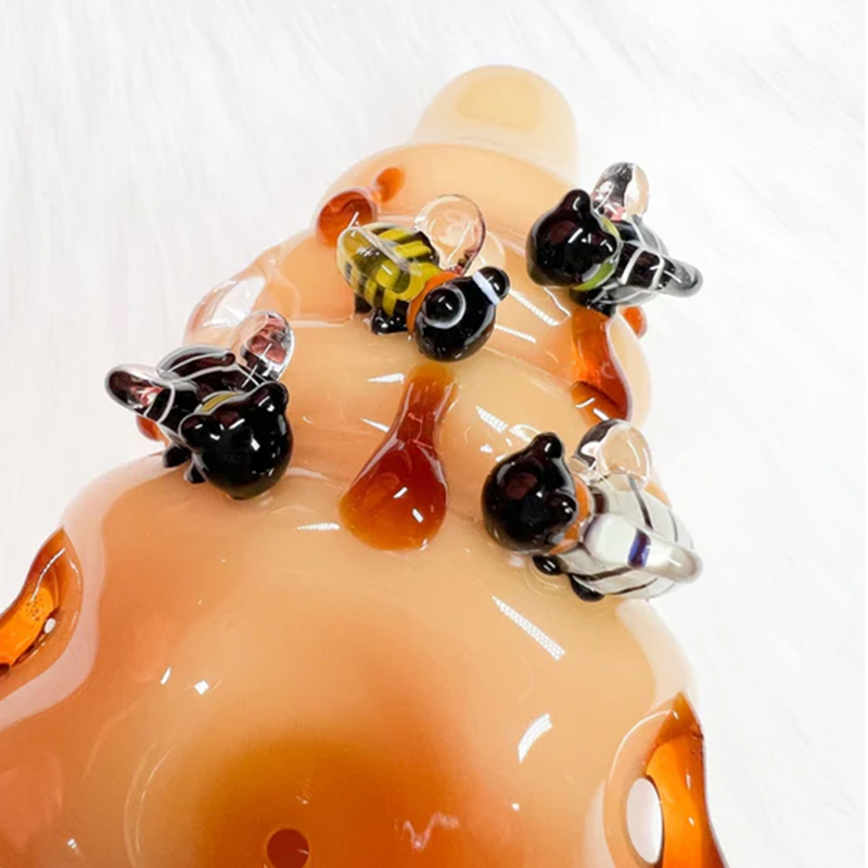 Bee Hive Glass PipeFor Sale
