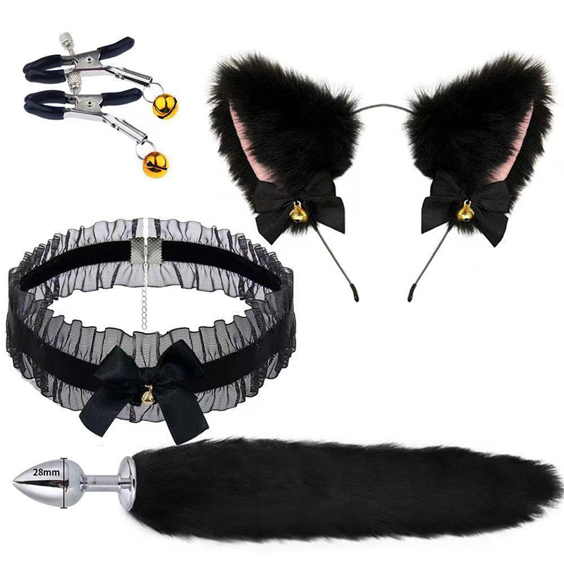 4PCS Exploratory Anal Tail Plug Set For Sale