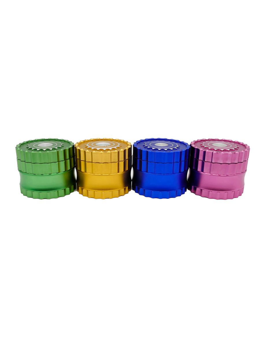Gear Smoke Grinder 4 layers Herb Grinder For Sale