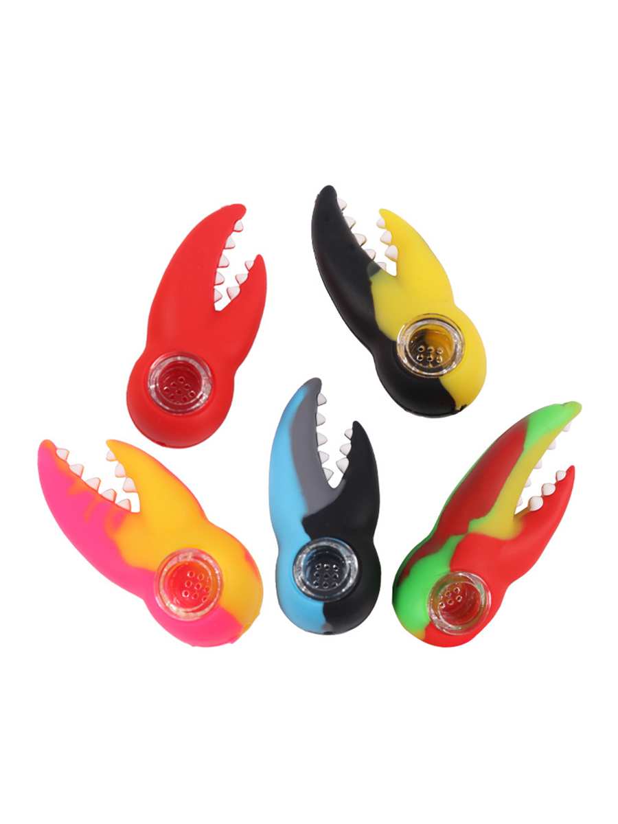 Crab Claw Silicone Pipe easy For Sale