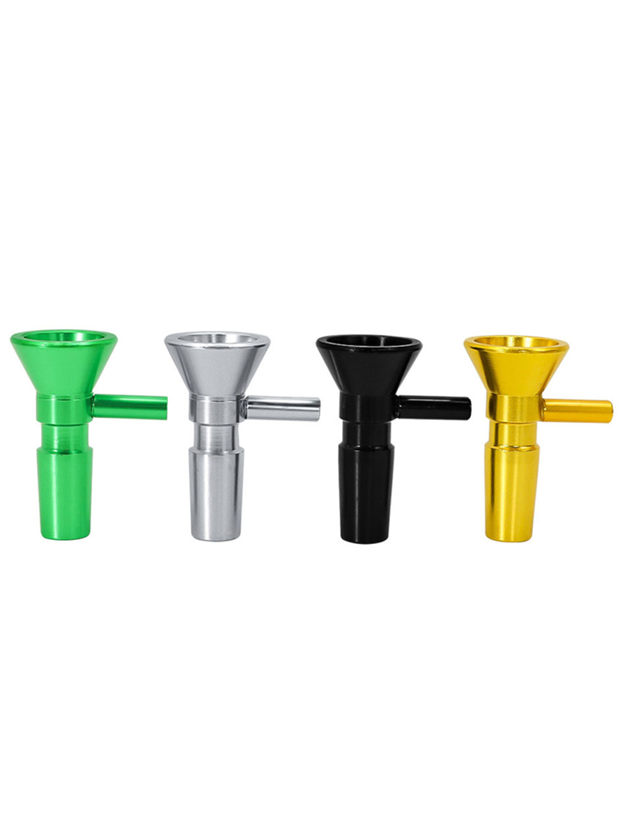 2Pcs 14MM Male Aluminum Alloy Bong Bowl - $19.99