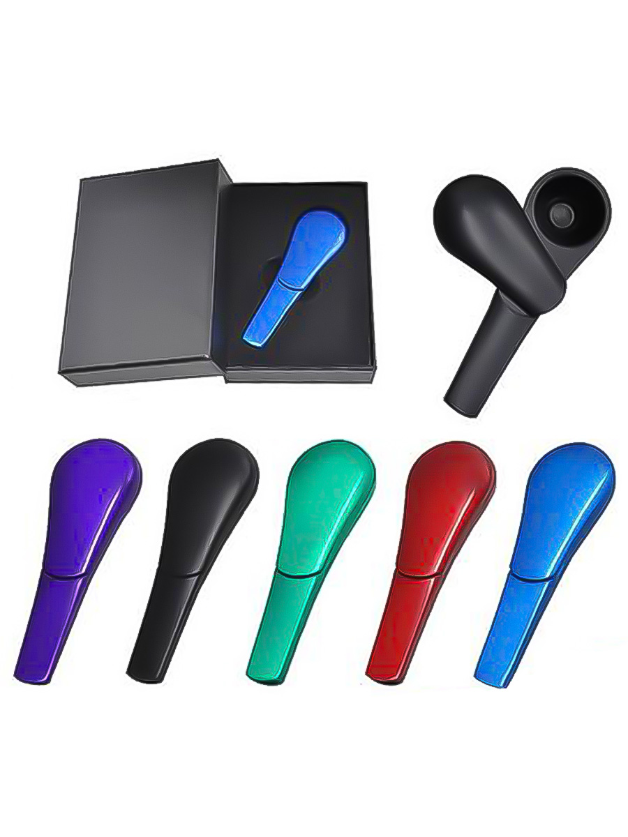 3.81-Inch Soup Ladle Zinc Alloy Smoking Pipe with Sliding Cap - $21.99