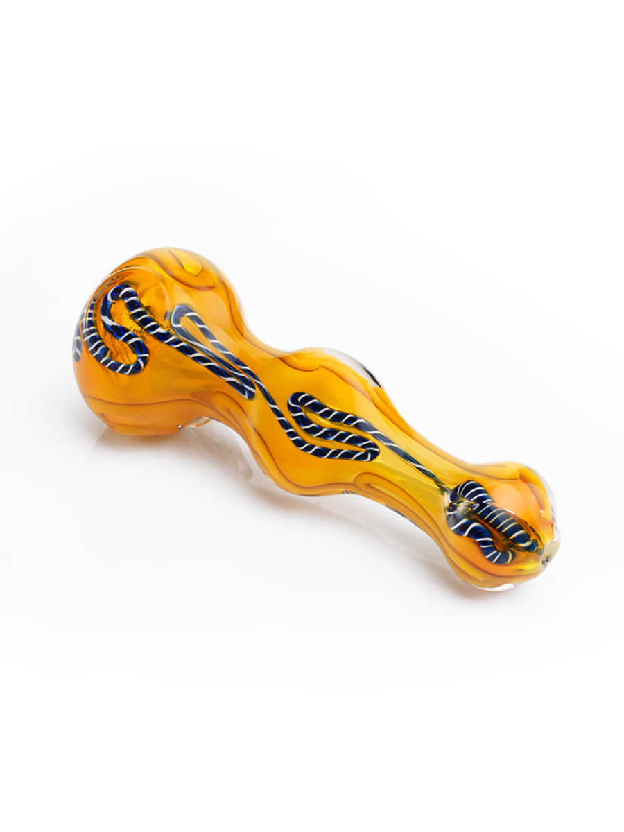 Wave Stripe Glass Pipe For Sale
