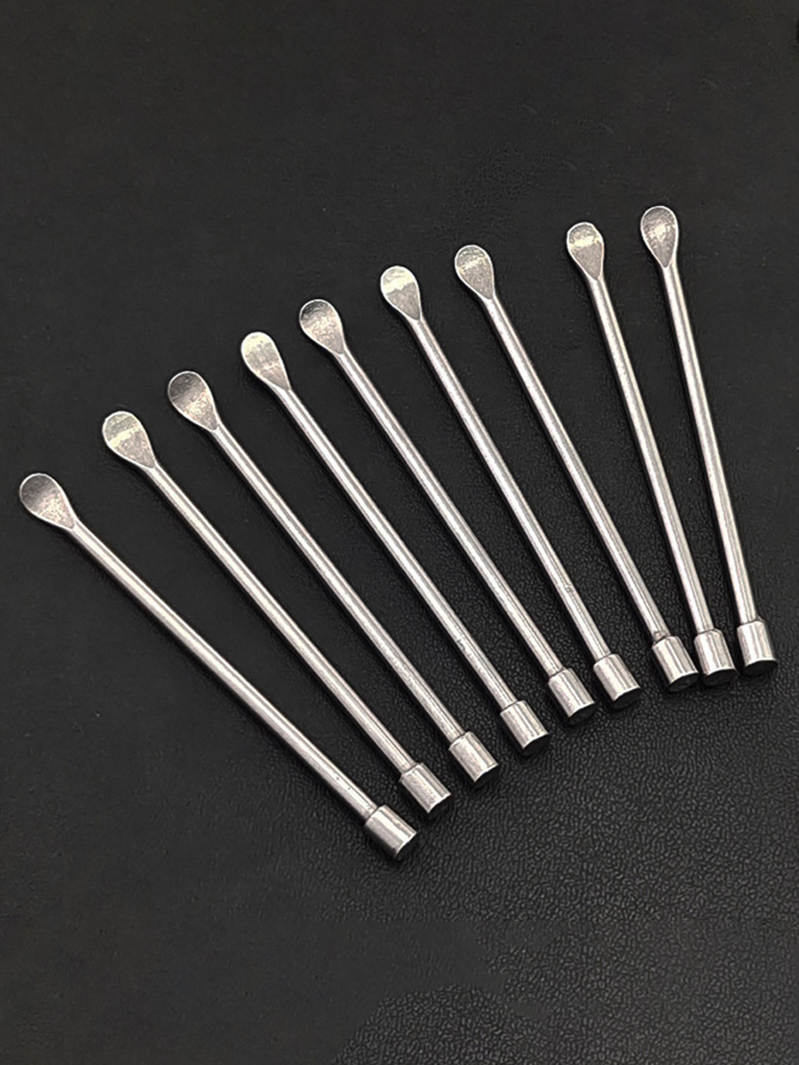 10Pcs Metal Dab Spoons -- $15.99
