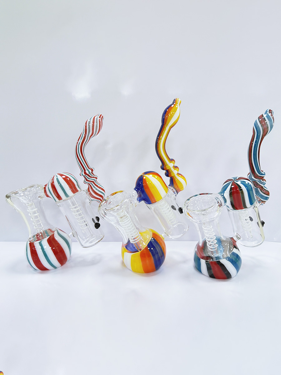 Double Chamber Bubbler Smoking Pipe For Sale
