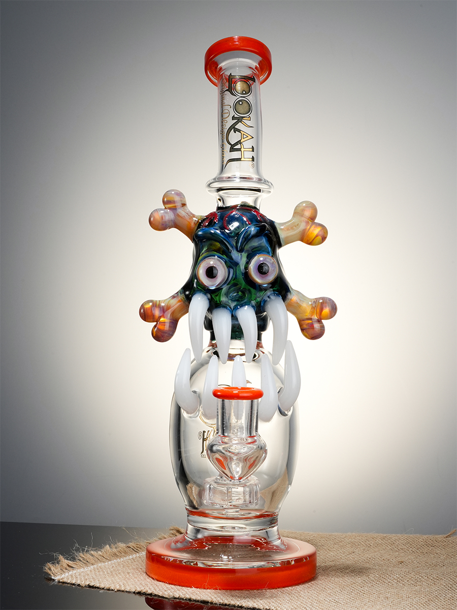 12.5" Cool Skull Tusk Bong $171 | Lookah
