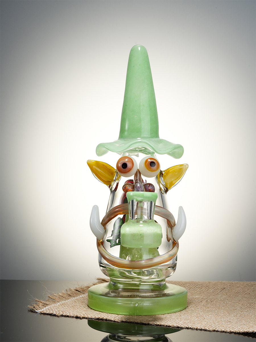 9" Mini Wizard Glass Dab Rig | LOOKAH