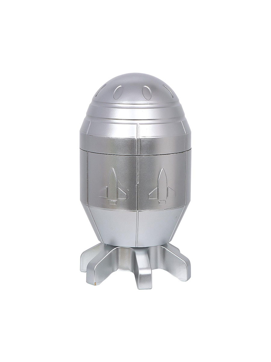 4-Piece Unique Rocket Zinc Alloy Herb Grinder with Kief Catcher - $25.99
