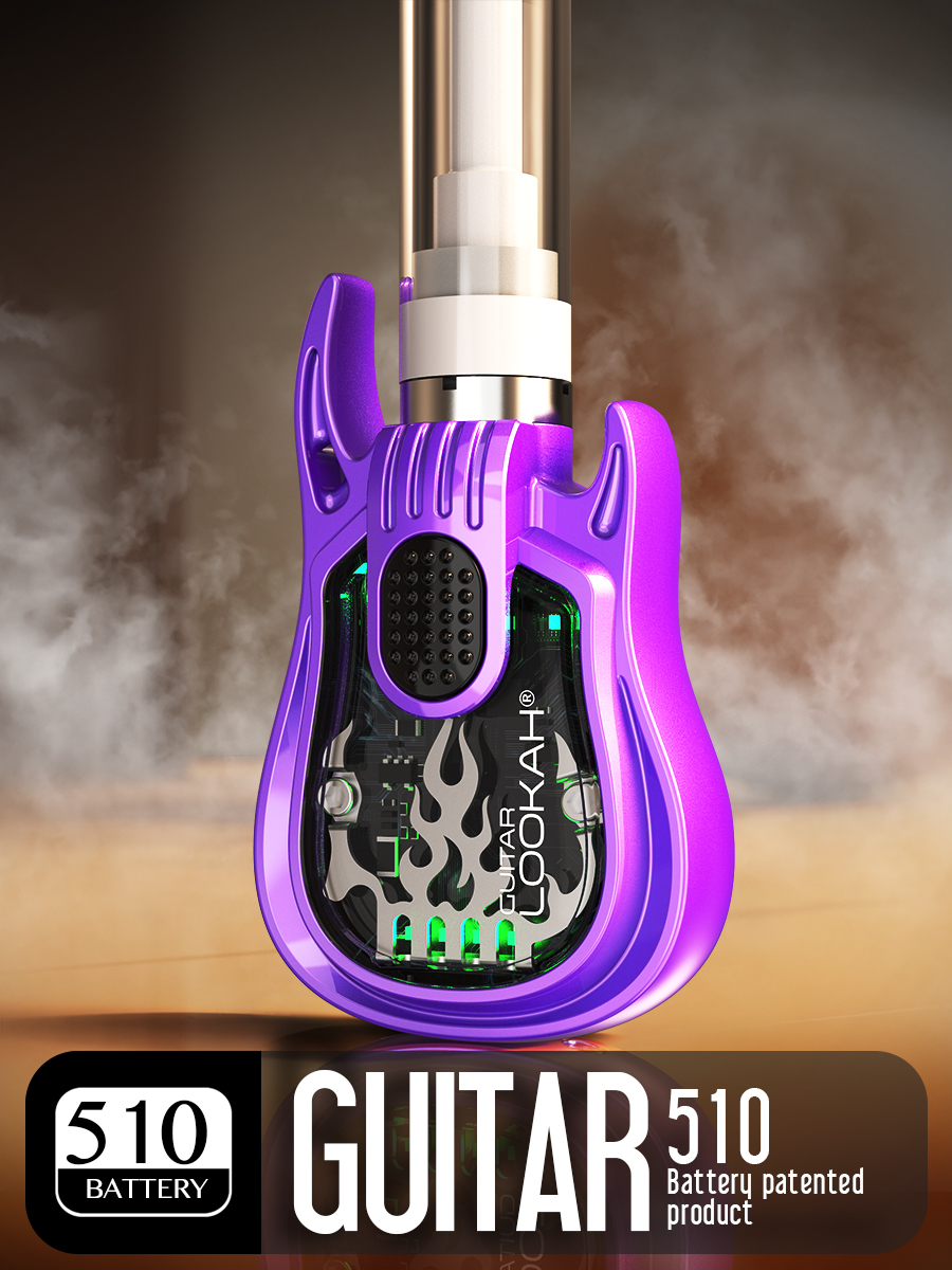 LOOKAH Guitar | 350m Ah 510 Vape Cart Battery