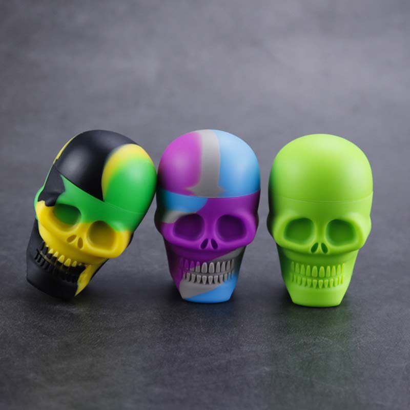 2pcs Skull Silicone Extract Container | LOOKAH