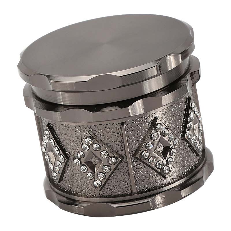 60MM Vintage 4-Piece Zinc Alloy Herb Grinder For Sale