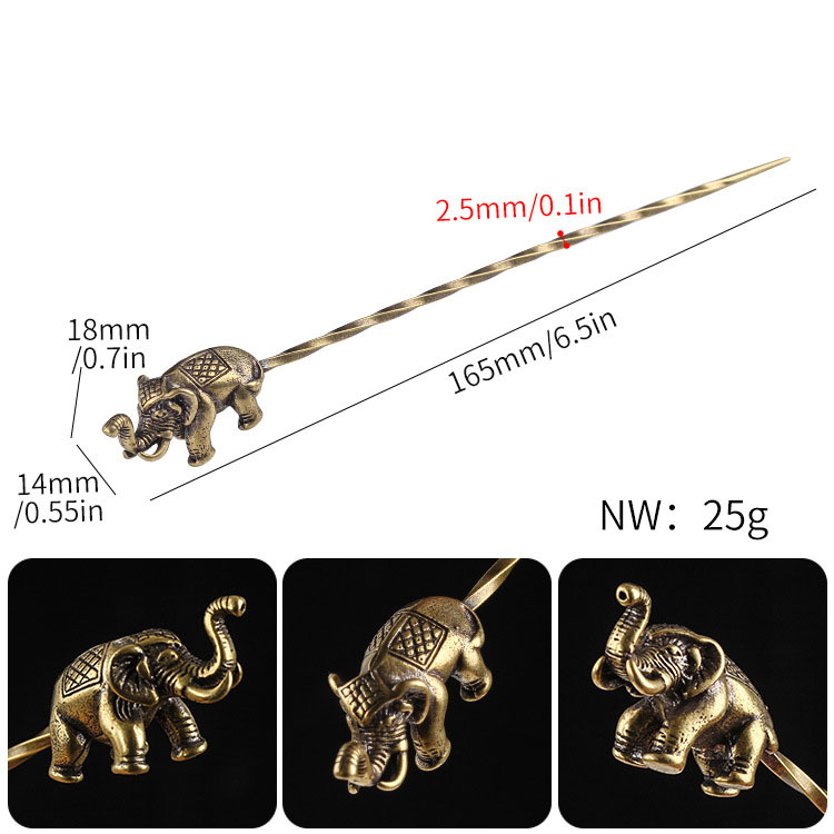 Brass Cigar Pin | LOOKAH