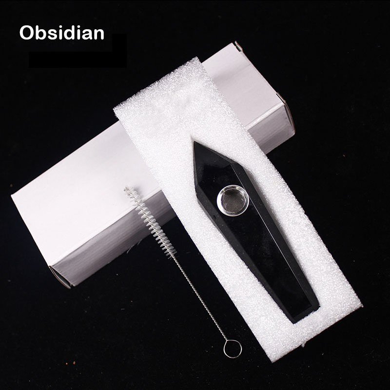 Natural Crystal Quartz Smoking Pipe For Sale