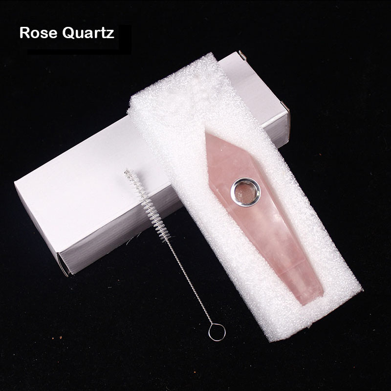 Natural Crystal Quartz Smoking Pipe For Sale