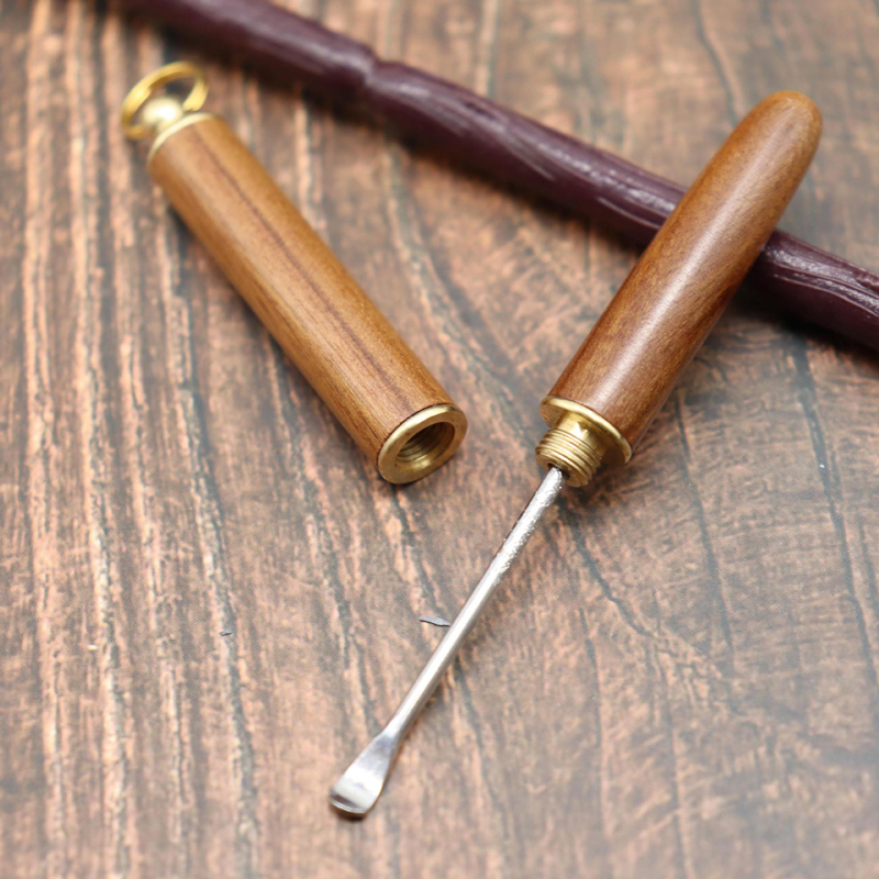 Wooden Handled Dabbing Tool | LOOKAH