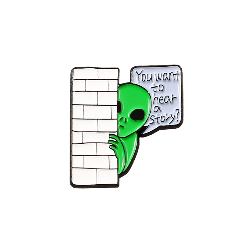 3PCS Alien Ghost Pin Brooches | LOOKAH