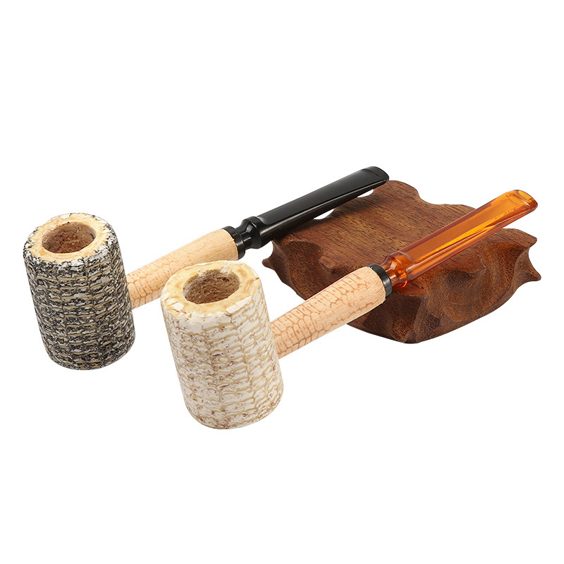 Corn Cob Tobacco Filter Pipe For Sale