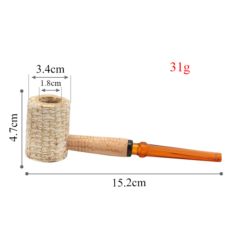 Corn Cob Tobacco Filter Pipe For Sale