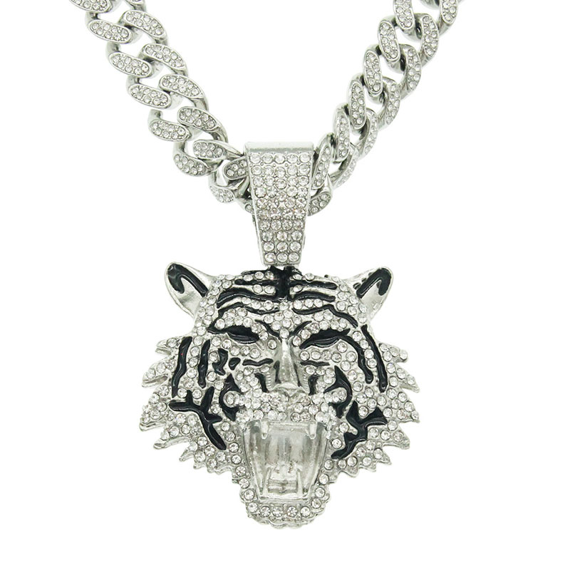Tiger Pendant Necklace | LOOKAH