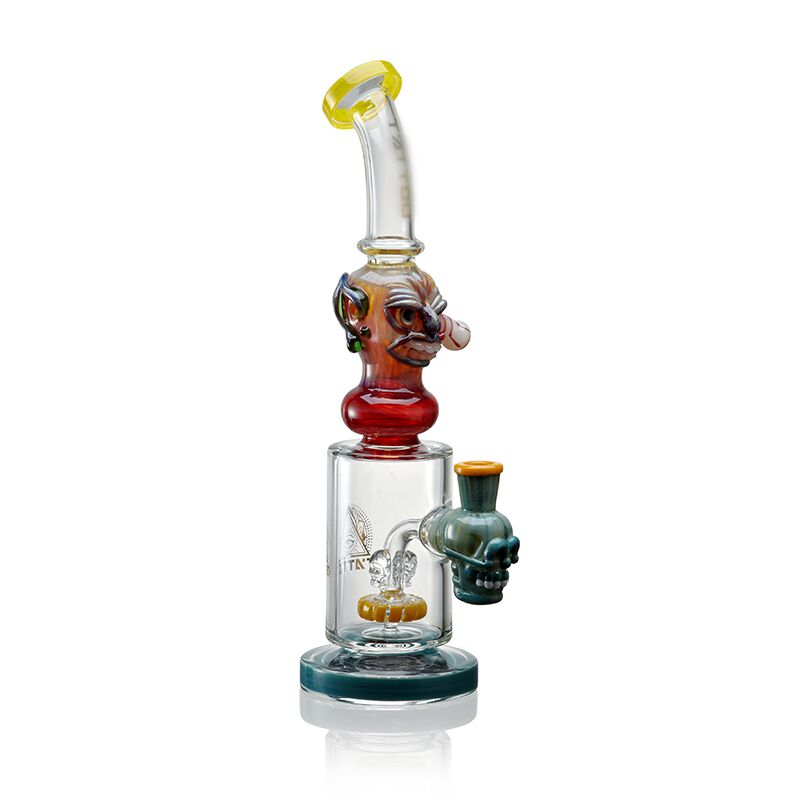 12" Cool Bloody Eye Double Stull Bong | LOOKAH